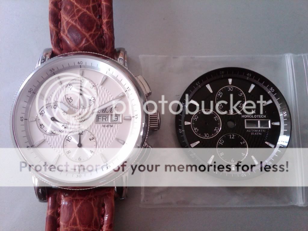 Custom Swiss Chronograph with Valjoux 7750 movement $550 | WatchUSeek ...